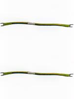 China Waterproof RV6MM² Automotive Wiring Harness Ground Cable With Yellow Green 180mm Length for sale