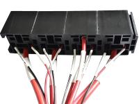 China 300V IP67 600mm Red Robot Wiring Harness With Low Conduction And Insulation Impedance for sale