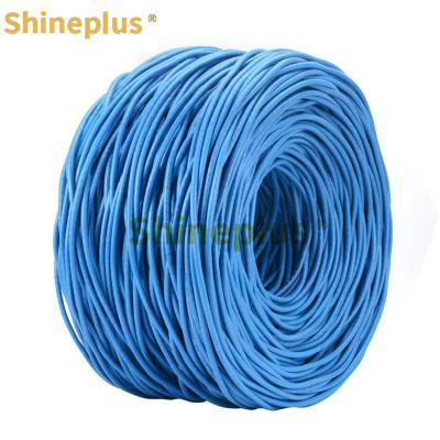 China CAT6 UTP Single Strand Copper 0.56mm Monitoring Wire For Computer Broadband Network Wiring for sale