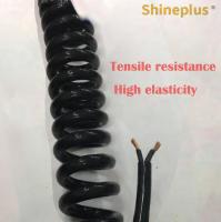 China TPU / PVC Copper Core Telescopic Spring Wire 2 Core 3 Core 4 Core 5 Core 1.5 2.5 4 Square Spiral Power Wire Slingshot Wi for sale