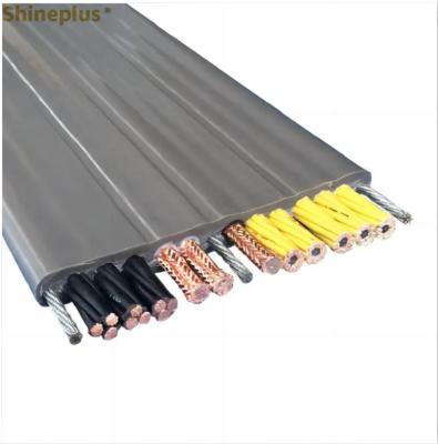 China TVVB Car Flat Cable Model Flexible Flat Wire With Steel Wire And Power Cable for sale