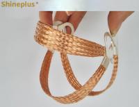 China Manufacturer Copper Galvanized Tin Conductive Belt Braided Wire Flange Electrostatic Jumper Ground Wire Harness for sale