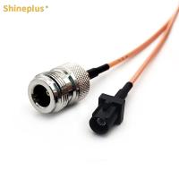 China RG316 Silver-Plated RF Connector FAKRA Male To N Type Female HD Camera Video Automotive Wiring Harness for sale