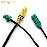China RG174 Coaxial Wire Harness One Two RCA Lotus Male Head Turn E Type FAKRA Cable Antenna RF Harness for sale