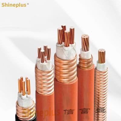 China Customized Mineral Fire Protection Cable BTLY 0.6 1KV 5*16 Aerial Insulated Radiation Proof Soft Cable for sale