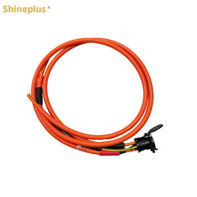 China 200A 2500V DC Charging Seat Automotive Insulation High Temperature Resistance High Voltage Wiring Harness for sale