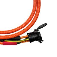 China 200A 2500V DC Charging Seat Automotive Insulation High Temperature Resistance High Voltage Wiring Harness for sale