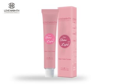 China Bouncy Shine Permanent Hair Color Cream 80ml 100ml No PPD Italy Pigment for Colorist for sale