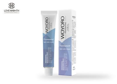 China Anti Allergy Permanent Hair Color Cream 260ml 100ml Custom Volume PPD Free for sale