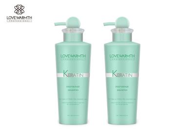 China Lovewarmth Keratin Deep Repair Shampoo 500ml 750ml for Damaged Hair OEM for sale