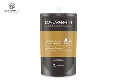 China Natural Plant Extracts Hair Relaxing Cream 1000ml for Damaged Hair Smoothing Treatment for sale