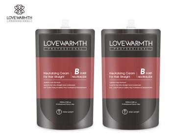 China Hair Neutralizer Cream 1000ml Professional Hair Straightening Styling Agent GMP ISO for sale
