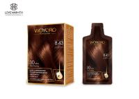 China Permanent Hair Color Shampoo Light Copper Blond 8/43 15ml x 2 Fashion Shades OEM for sale