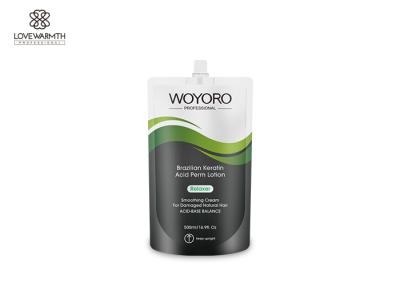 China Keratin Acid Hair Waving Lotion for Damaged Natural Hair pH Balance 500ml for sale