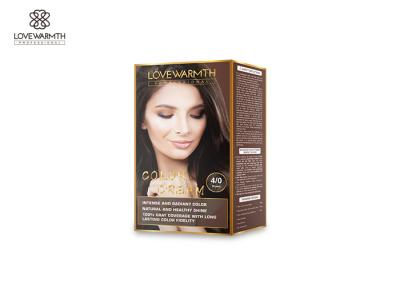 China 10 Botanical Ingredients Hair Dye Cream 50ml Low Ammonia Intensive Color Cream 7/3 Medium Golden Blonde for sale