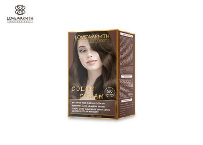 China Fragrant Hair Color Kit 5.0 for White Gray Coverage 50ml 2 Pack 3 Year Shelf Life for sale