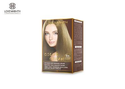China Permanent Hair Color Cream 4/33 Shades 50ml 100% White Hair Coverage Family Use for sale