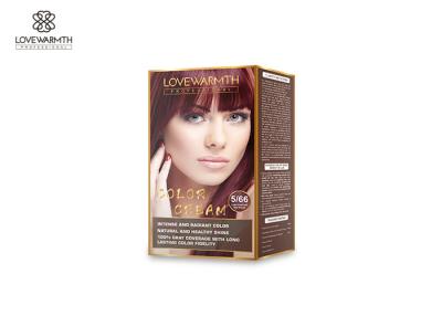 China Damson 5/66 Hair Color Kit 50ml 60ml Faint Fragrance Gentle Formula Home Use for sale
