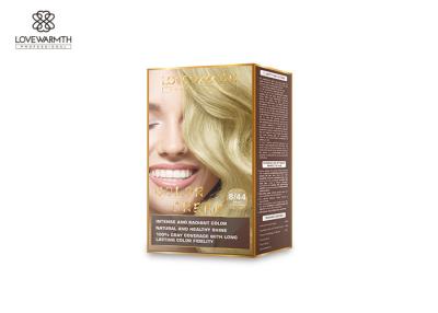 China Plant Extract Hair Color Kit 100ml 8.44 Intense Red Brown Gray Coverage for sale