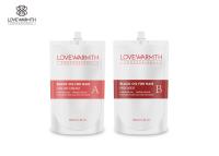 China Herbal Extract Black Dye Shampoo 500ml 2 Pack Permanent Hair Color for Grey Hair for sale