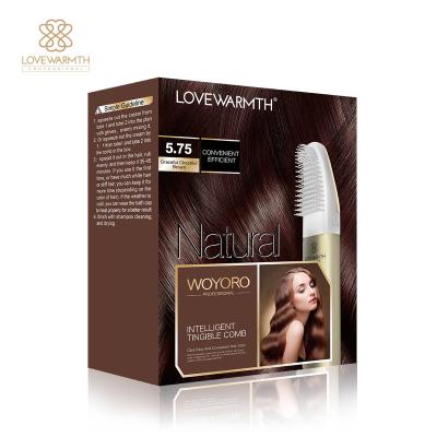 China Long Lasting Hair Colouring Comb 50ml Mild Formula Plant Dyeing GMPC ISO for sale