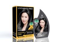 China Permanent Gray Hair Color Shampoo No Ammonia Quick Dye 5 Minutes Cover 2.0 Natural Black for sale