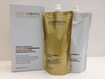 China Keratin Hair Straightening Cream Salon No Damage Rebonding 1000ml 2 Pack for sale