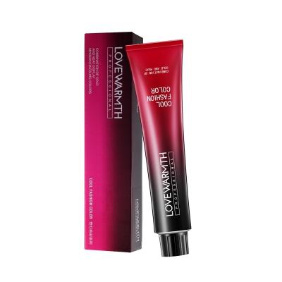China 100ml Low Ammonia Permanent Hair Color Cream for Professional Salon Gray Coverage for sale