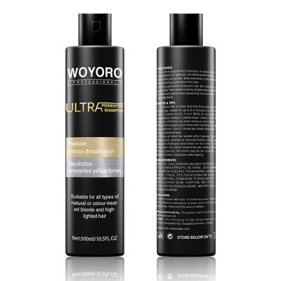 China Ultra Pigment Purple Shampoo 300ml Sulfate Free Neutralizes Yellow Brass Tones for Blonde Grey Hair for sale