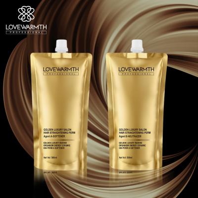China 1000ml Permanent Hair Straightening Cream Rebonding Aluminum Pouch Salon Grade for sale