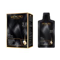 China WOYORO 100% Grey Hair Color Shampoo Natural Plant Formula 10ml x 2 Sachet for Home Use for sale