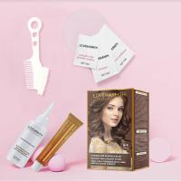 China Lovewarmth Triple Protection 2.5X Hair Color Kit 50ml Permanent Cream Dye for sale