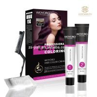 China No PPD Hair Color Kit 50ml Natural Smell Fast Dyeing Home Use OEM for sale
