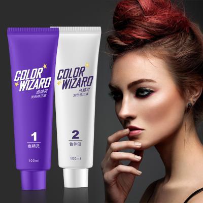 China Ammonia Free Hair Color Remover 100ml Permanent Hair Dye Corrector for Adults for sale