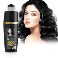 China 400ml Magic Darkening Color Shampoo for Grey Hair to Natural Black for sale