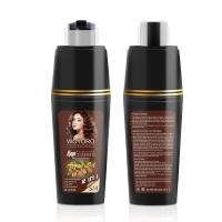China Natural Brown Hair Color Shampoo with Coconut Oil 2 in 1 No Side Effect 500ml for sale
