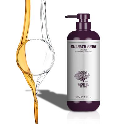 China Organic Sulfate Free Argan Oil Shampoo 500ml for Damaged Hair Repair for sale