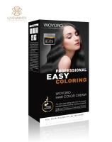 China No PPD Black Fast Dyeing Hair Color Kit 48pcs Natural Smell Easy Home Use for sale
