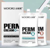China Anti Frizz Natural Curl Hair Cream 500ml for Long Hair Curling Professional Salon for sale