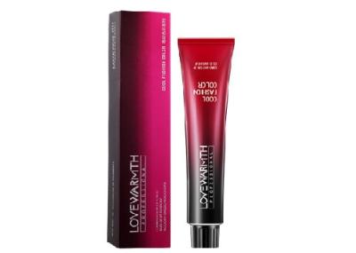 China Lovewarmth Brown Private Label 80ml Hair Dye Cream Professional Salon Use for sale