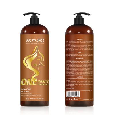 China WOYORO Deep Repair One Minute Keratin Treatment 500ml for Damaged Curly Hair for sale