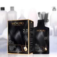 China WOYORO Low Ammonia Hair Color Shampoo 30ml Sachet Private Label OEM GMPC for sale