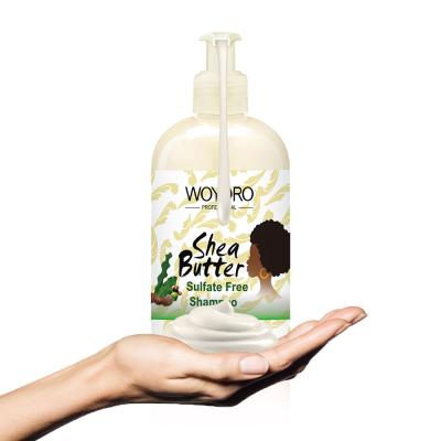 China Shea Butter SLS Free Hair Shampoo 500ml Mild Repair Damaged Hair OEM for sale