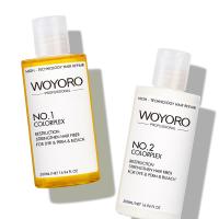China WOYORO Hair Colorplex Bond Repair Set 500ml for Dyed Permed Bleached Hair Restore Shiny Glossy for sale
