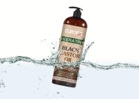 China Black Castor Oil Shampoo 500ml for Fine Dry Hair Sulfate Free Natural Fragrance for sale