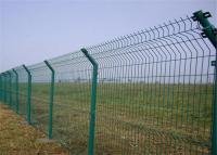 China Powder Coated Steel 2.4m Welded Wire Rolled Fencing Privacy Building With Post for sale