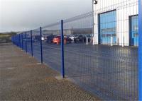 China Green Coated Galvanized Welded Wire Fencing 2.5m Length Security Bending for sale