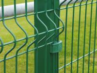 China Galvanized Steel Metal Garden Fences Panels outdoor PVC Coated V Bending 3d Curved Welded Wire Mesh fence for sale