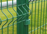 China 5.5mm Welded Wire Mesh Fencing 3d V Bending Curved Garden Panel 1.8 M for sale