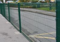 China Powder Coating 3d Welded Mesh Fencing Metal Steel 2100mm Rolltop for sale